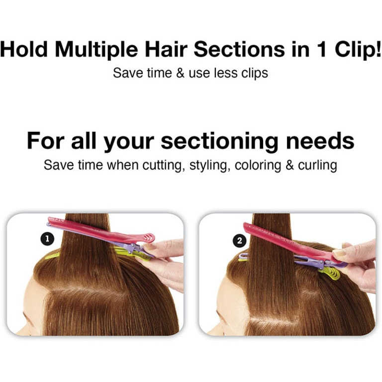Olivia Garden Double Sectioning Clip, 14cm - Hairhouse Warehouse