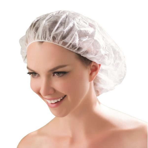 Disposable Bouffant Caps White, 100/Pack - Hairhouse Warehouse