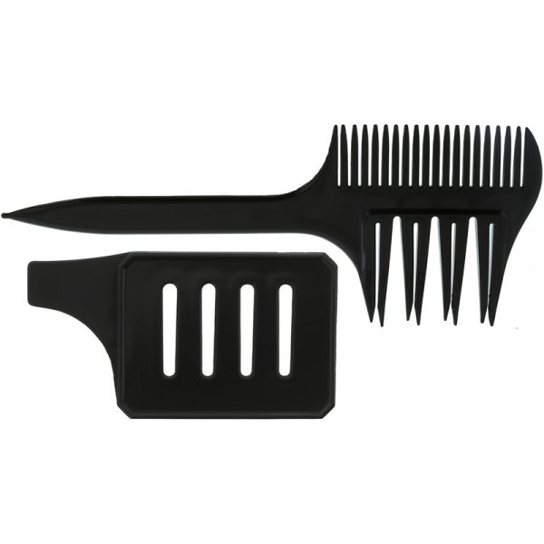 Two Part Highlighting Comb, Black - Hairhouse Warehouse