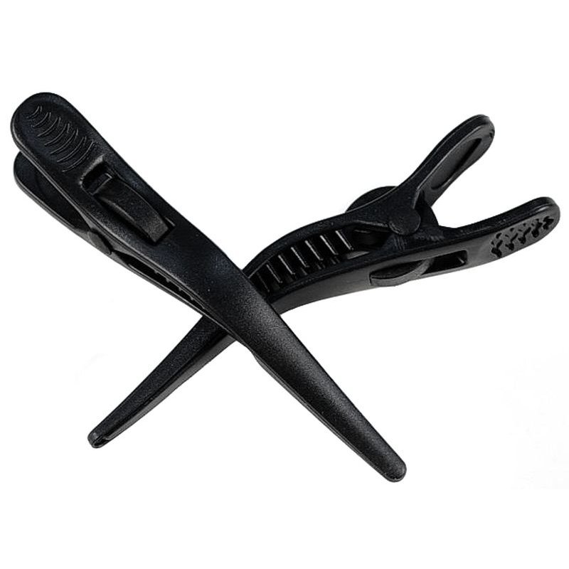 Beauty Pro Sectioning Clips - Perfect Clip with No Metal, Black, 2/Pack ...