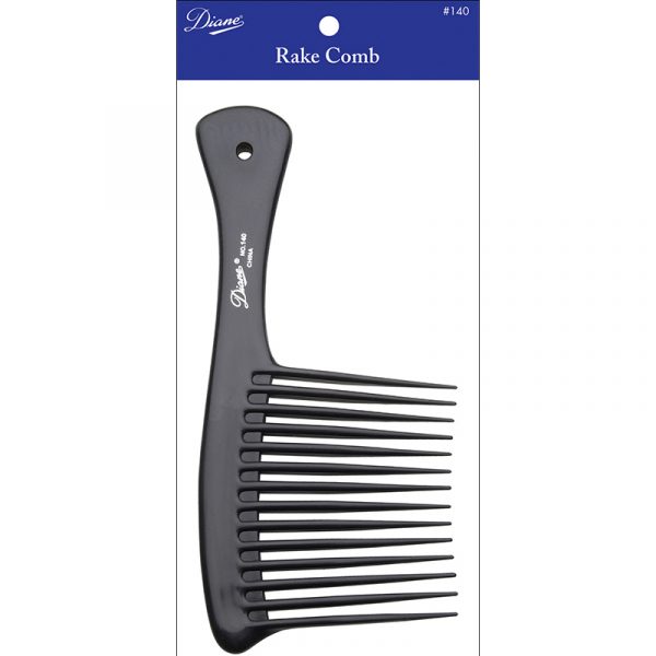 Diane Large Rake Comb, Black - Hairhouse Warehouse