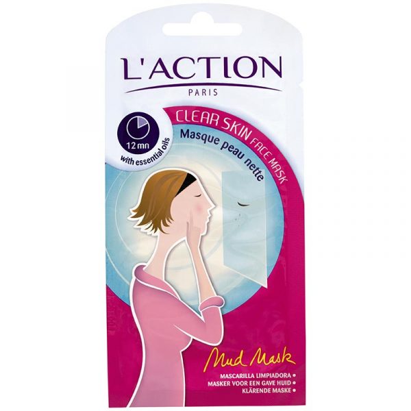 L'Action Paris Clear Skin Face Mask - Hairhouse Warehouse