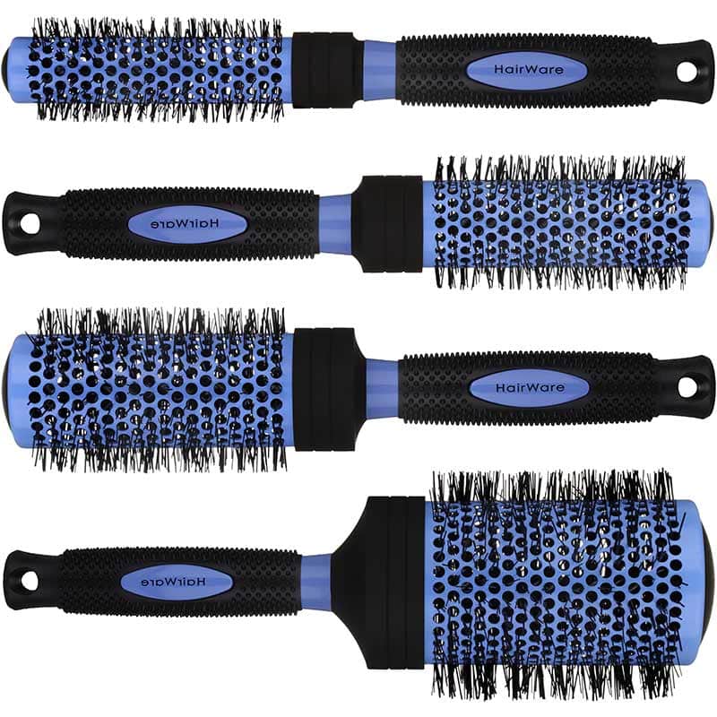 Hairware Ceramic & Ion Lavender Brush Collection - Hairhouse Warehouse