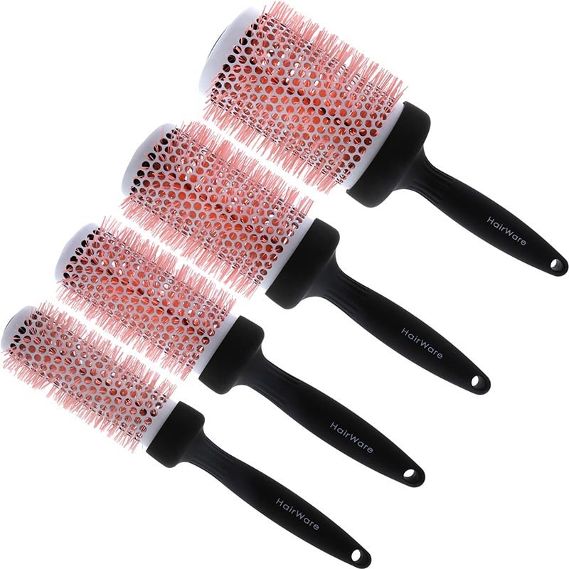 Hairware Ceramic & Ion Light Pink Brush Collection - Hairhouse Warehouse