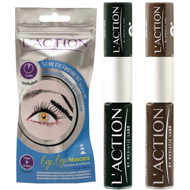 L'Action Paris Bye Bye Grey Hair Eyelash & Eyebrow Mascara - Hairhouse ...