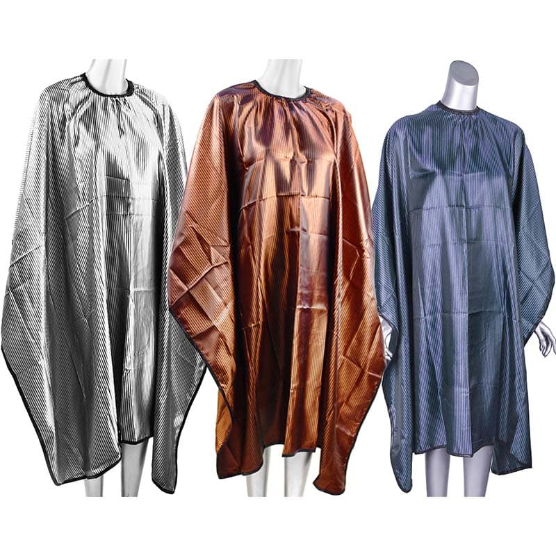 Cape for Gents Stripes, Elasticated Hook - Hairhouse Warehouse