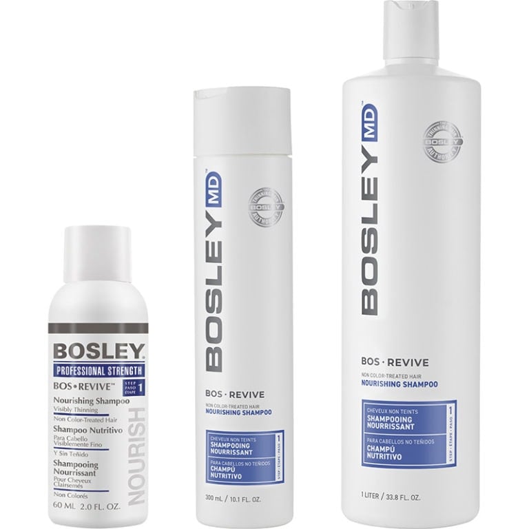 Bosley Revive for Non-Coloured Visibly Thinning Hair Nourishing Shampoo ...