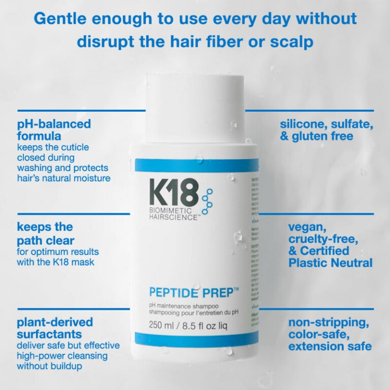 K18 PEPTIDE PREP™ pH Maintenance Shampoo - Hairhouse Warehouse