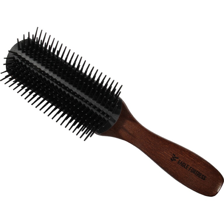 Wooden 9 Row Denman Style Brush - Hairhouse Warehouse