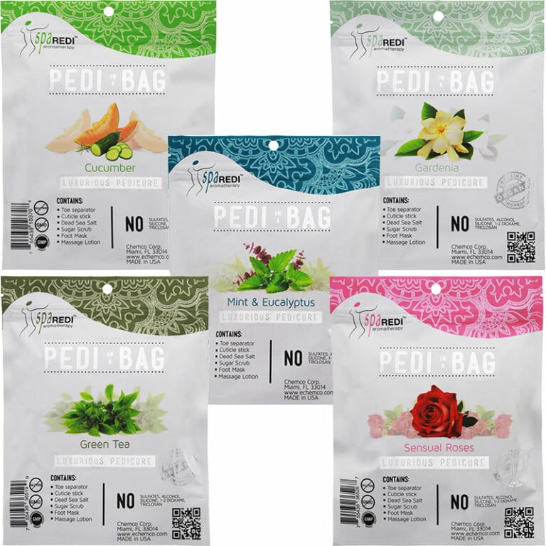 Spa Redi 4 Step Pedi in a Bag Luxurious Pedicure - Hairhouse Warehouse