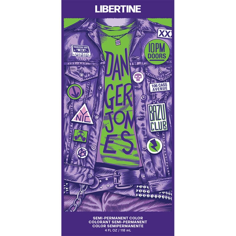 Danger Jones Semi-Permanent Color - Libertine Violet, 118ml - Hairhouse ...