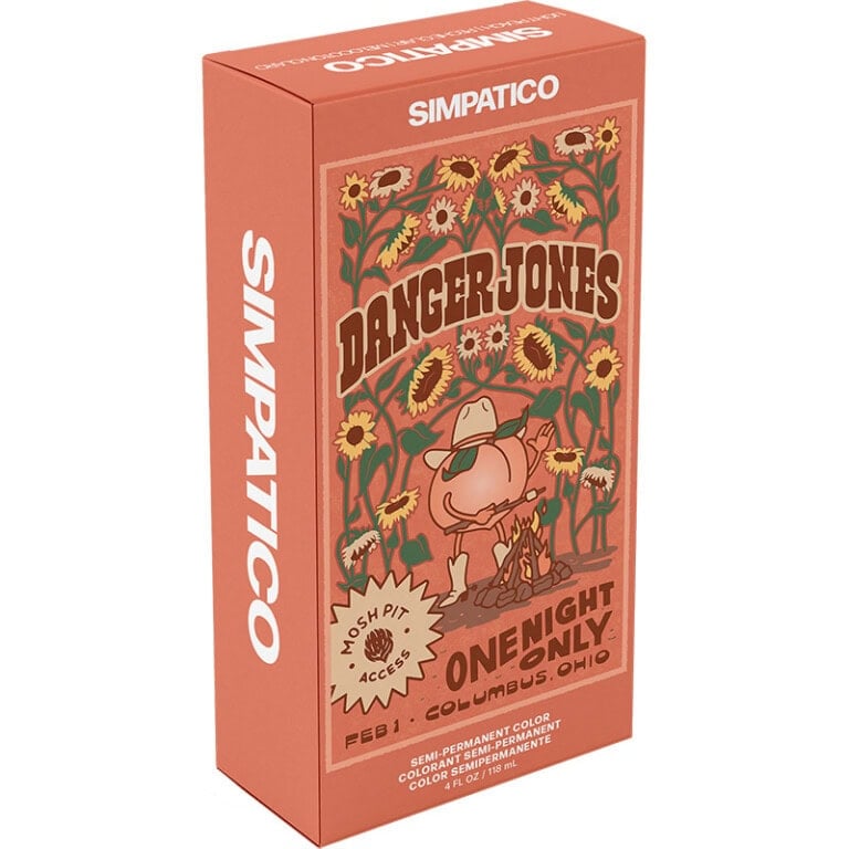 Danger Jones Semi-Permanent Color - Simpatico Light Peach, 118ml ...