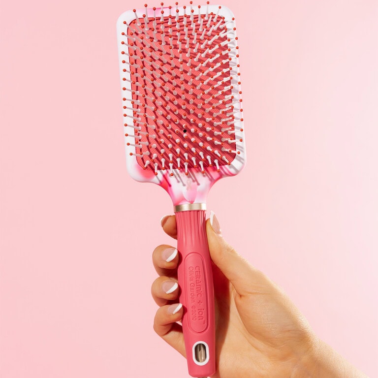 Olivia Garden Ceramic + Ion Thermal Breast Cancer Awareness 2025 Brush ...